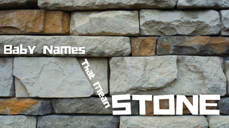 Baby Names That Mean Stone | MomsWhoThink.com