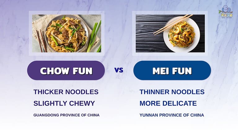 Chow Fun vs. Mei Fun: Unique Differences and Choosing the Healthier Option