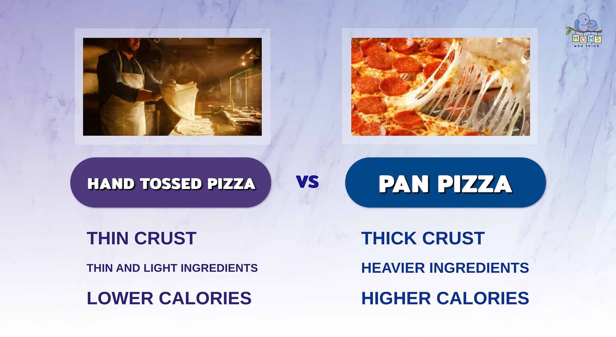 Hand Tossed vs. Pan Pizza: Crust Thickness, Nutritional Differences ...
