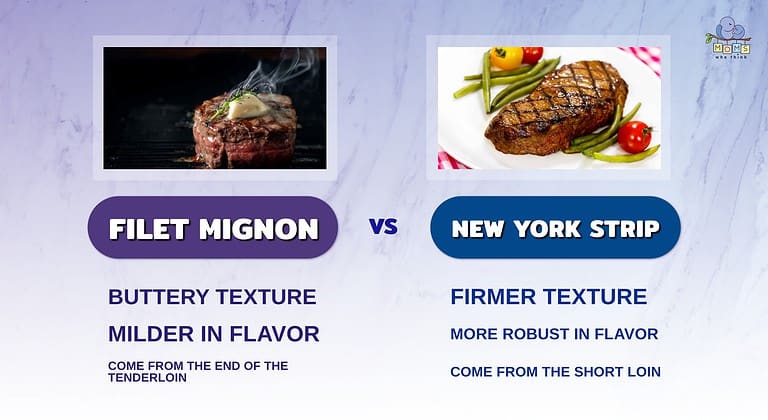 Filet Mignon vs. New York Strip: 4 Key Differences & Full Flavor Comparison