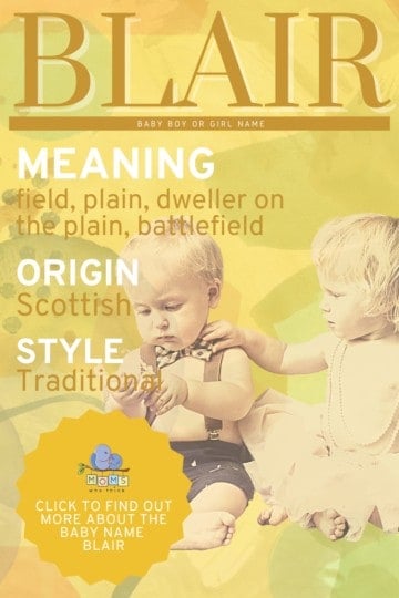 Blair Name Meaning & Origin | Middle Names for Blair