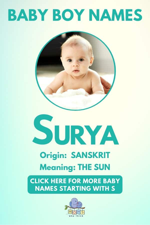 Baby Boy Names That Start With S