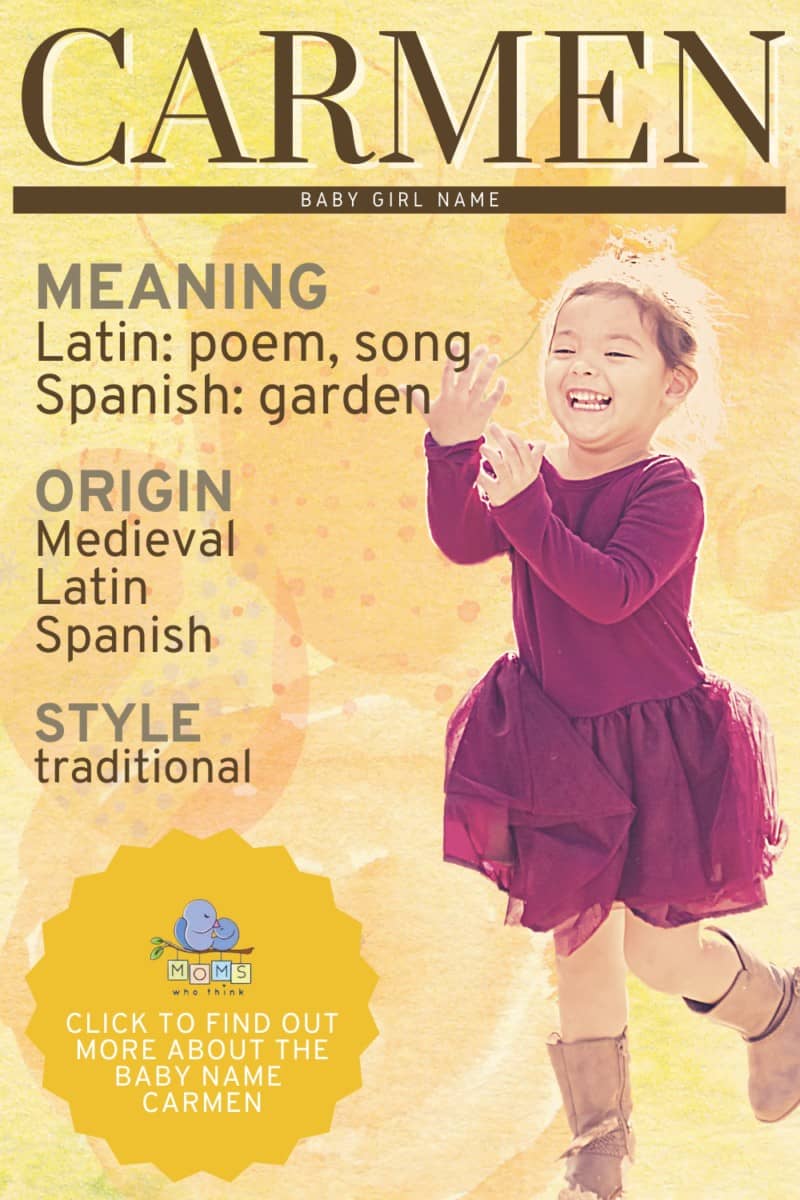 Carmen Name Meaning & Origin | Middle Names for Carmen