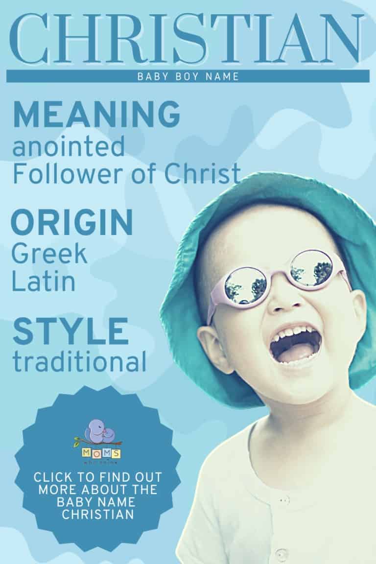 Christian Name Meaning & Origin | Middle Names for Christian