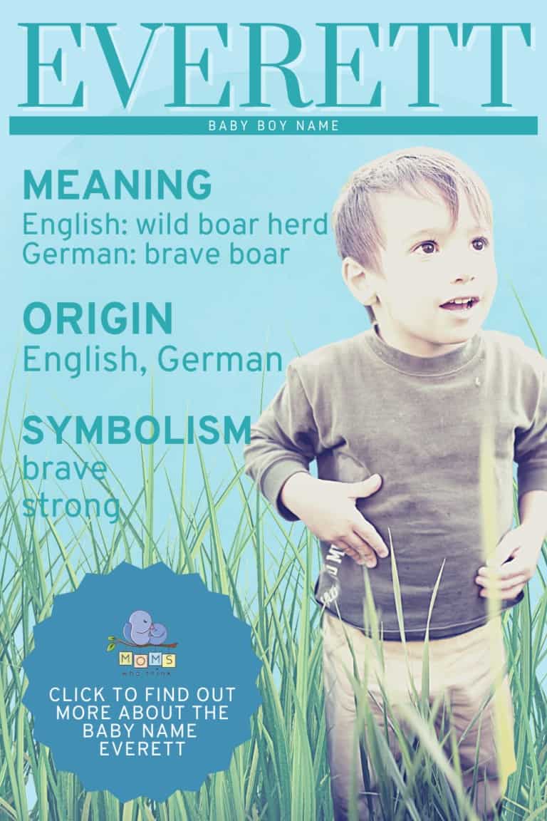 Everett Name Meaning & Origin | Middle Names for Everett