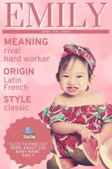 Emily Name Meaning & Origin | Middle Names for Emily