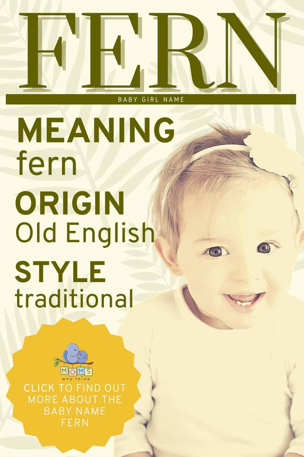 Fern Name Meaning & Origin | Middle Names for Fern
