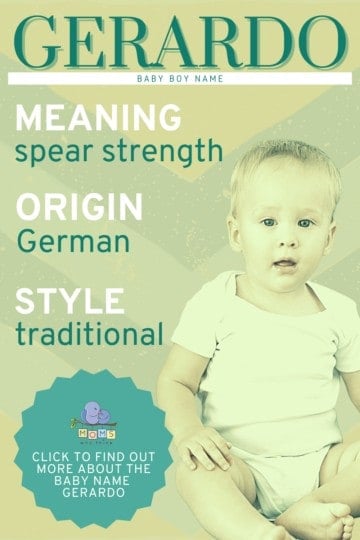 Gerardo Name Meaning & Origin | Middle Names for Gerardo