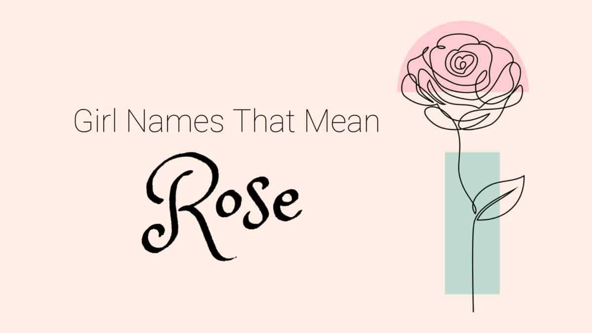 Girl Names That Mean Rose | MomsWhoThink.com