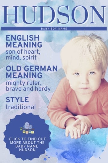 Hudson Name Meaning & Origin | Middle Names for Hudson