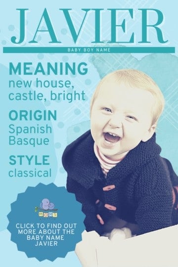 Javier Name Meaning & Origin | Middle Names for Javier
