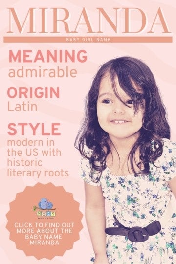 Miranda Name Meaning & Origin | Middle Names for Miranda