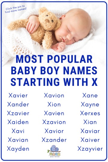 Baby Boy Names That Start With X
