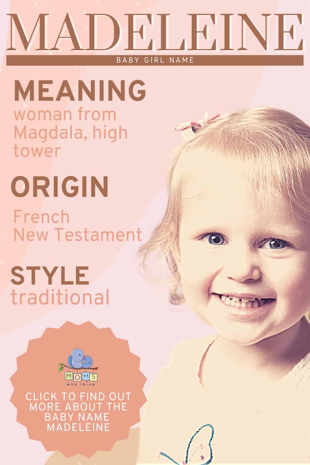 Madeleine Name Meaning & Origin | Middle Names for Madeleine