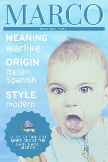 Marco Name Meaning & Origin | Middle Names for Marco