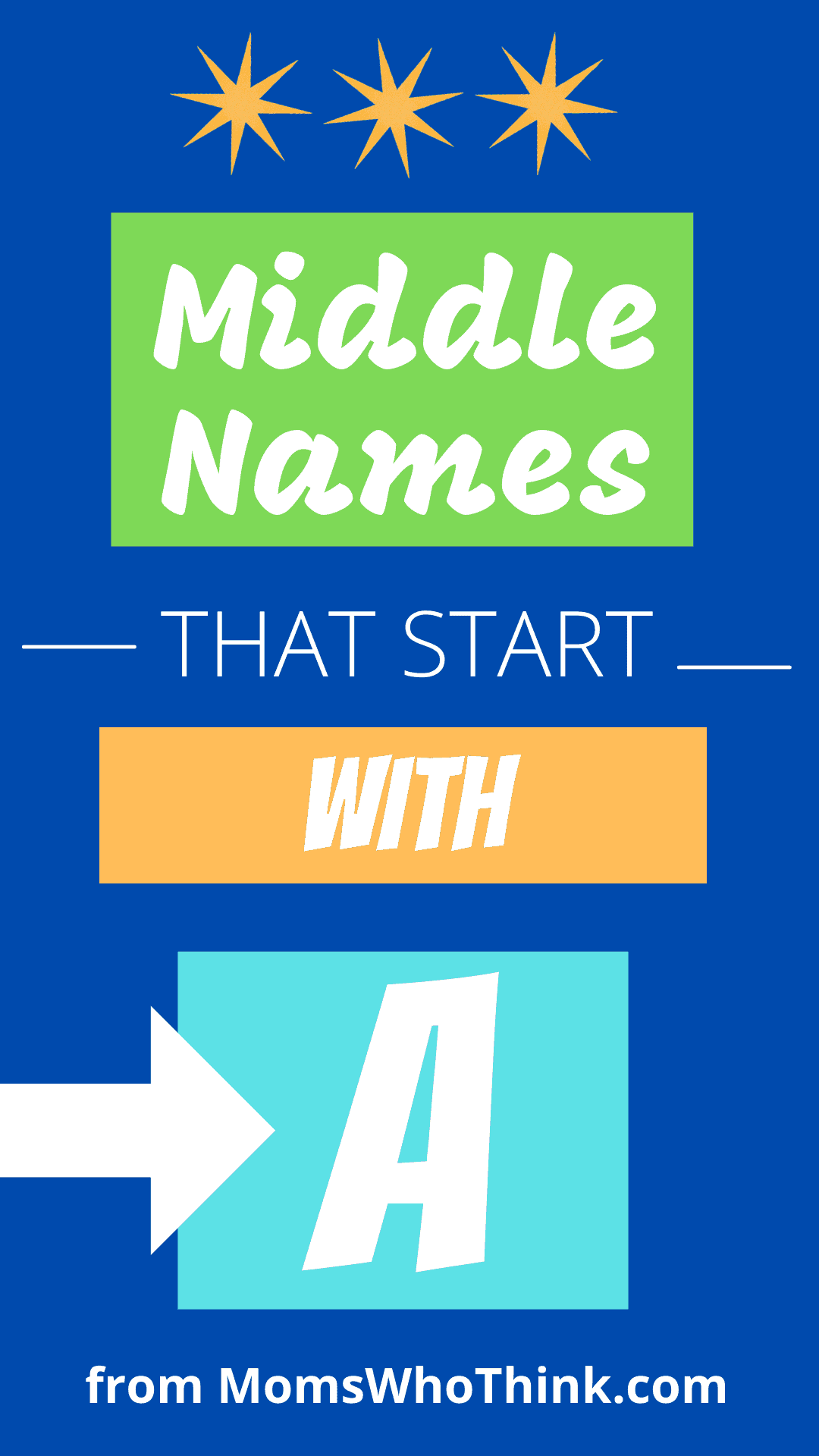 Middle Names That Start With A Middle Names That Start With A