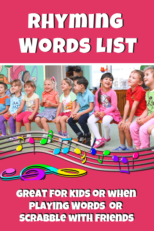 Rhyming Words That You And Your Child Need To Know Rhyming Words That You And Your Child Need To Know