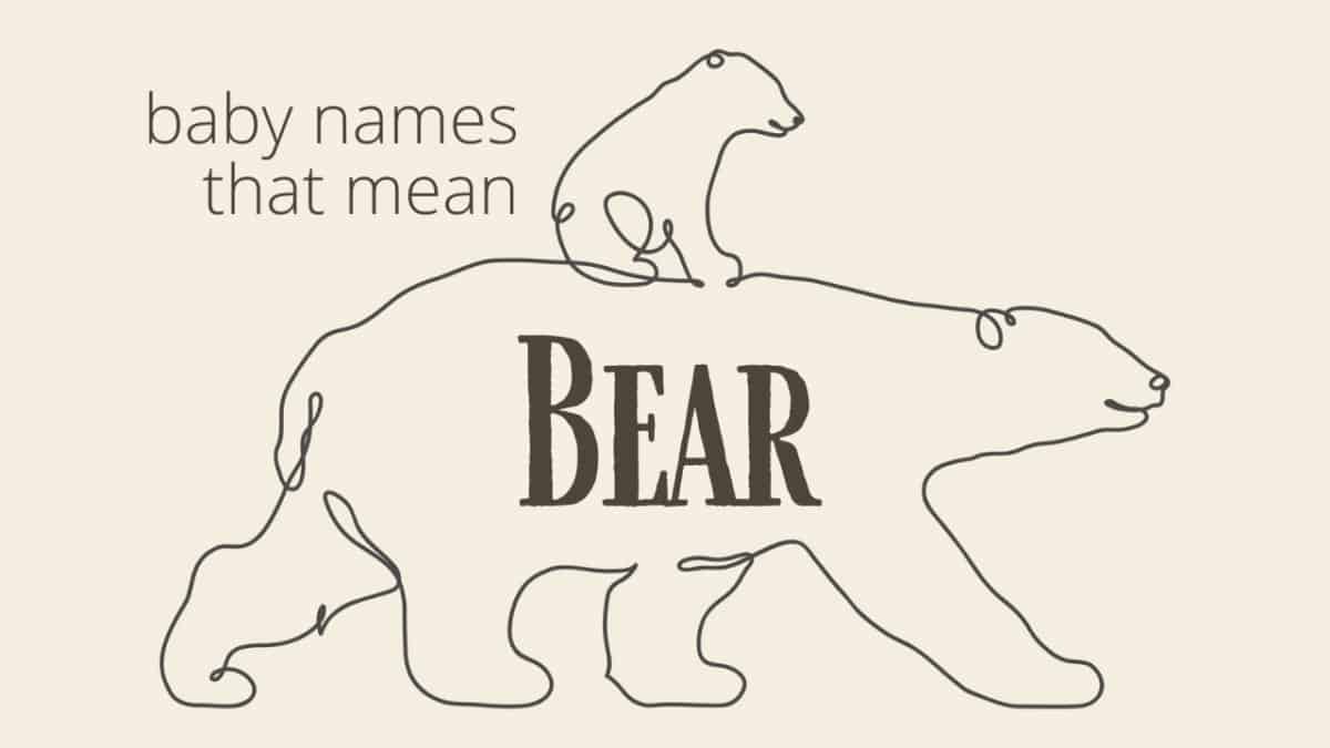 Baby Names That Mean Bear | MomsWhoThink.com
